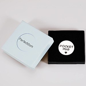 Inspirational Gifts for Women Men Pocket Hug Token for Friends Long Distance Relationship Gifts Blue Collar Gifts for Men