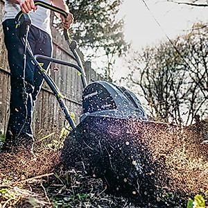 Earthwise TC70016 16-Inch 13.5-Amp Corded Electric Tiller/Cultivator, Grey