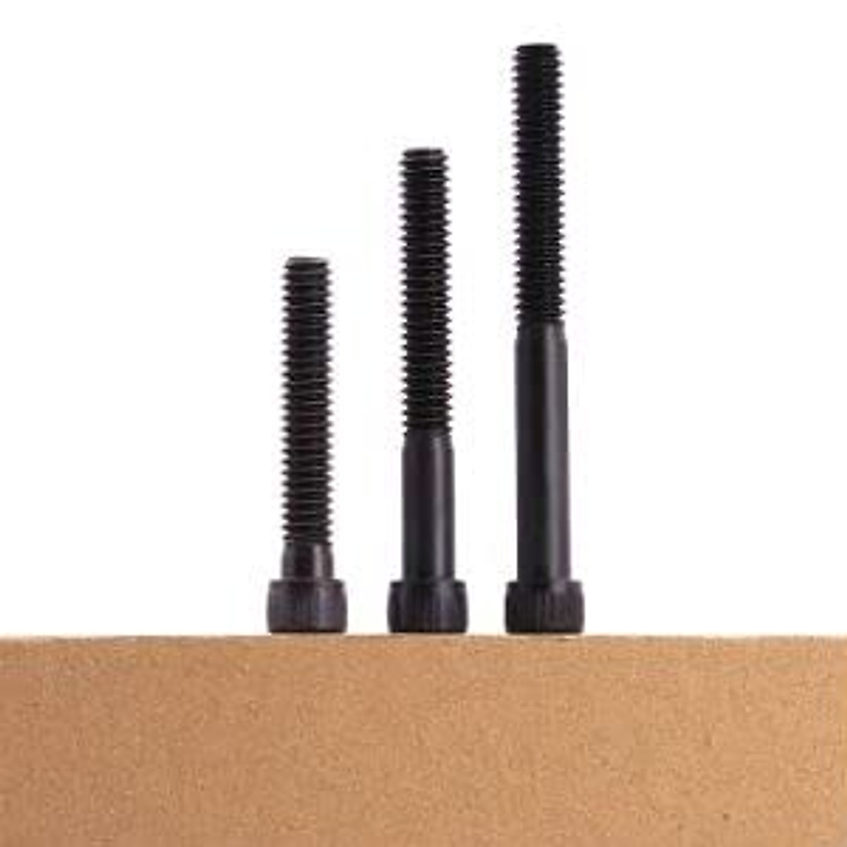 5/16-18 x 3-1/2" (8 PCS) Socket Head Cap Screws, Black Oxide Finish, 12.9 Grade Alloy Steel, Coarse Thread UNC, ASME/ANSI B18.3-1