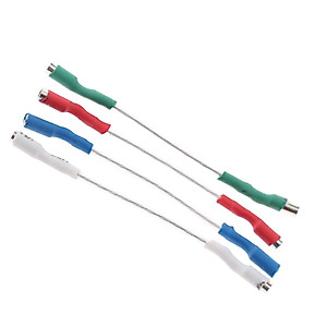 kesoto 4 Pieces Premium Turntable Phonograph Lead Wires Stereo Cartridge Headshell Wires