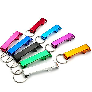 100pcs Personalized Wedding Favors Bottle Opener with Logo Text for Men Women, Wedding Favors For Guests Bulk,Engraved Aluminum Keychain Party Holiday Father's Day Graduation Favors