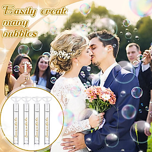 PullCrease 150 Pcs Bubble Wands Bulk for Wedding Party Mini Heart Wand with Bubble Solution for Wedding Bridal Showers Valentine Anniversary Graduation Birthday Supplies(White,Love)
