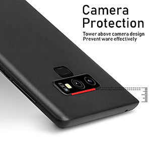 SNOSHO Galaxy Note 9 Slim Case,TPU Thin Soft Silicone Skin Flexible Lightweight Gel Rubber Anti-Scratch Shockproof Protective Cases Cover for Samsung Galaxy Note 9,Matte Black