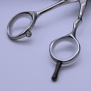 AOLANDUO 6" Hair Cutting Scissor - High End AICHI Steel Handmade Barber Scissors-Razor Edge/Offset Design/Pro Ergonomic for Salon Stylists Beauticians and Barbers… B09B3DT5SD