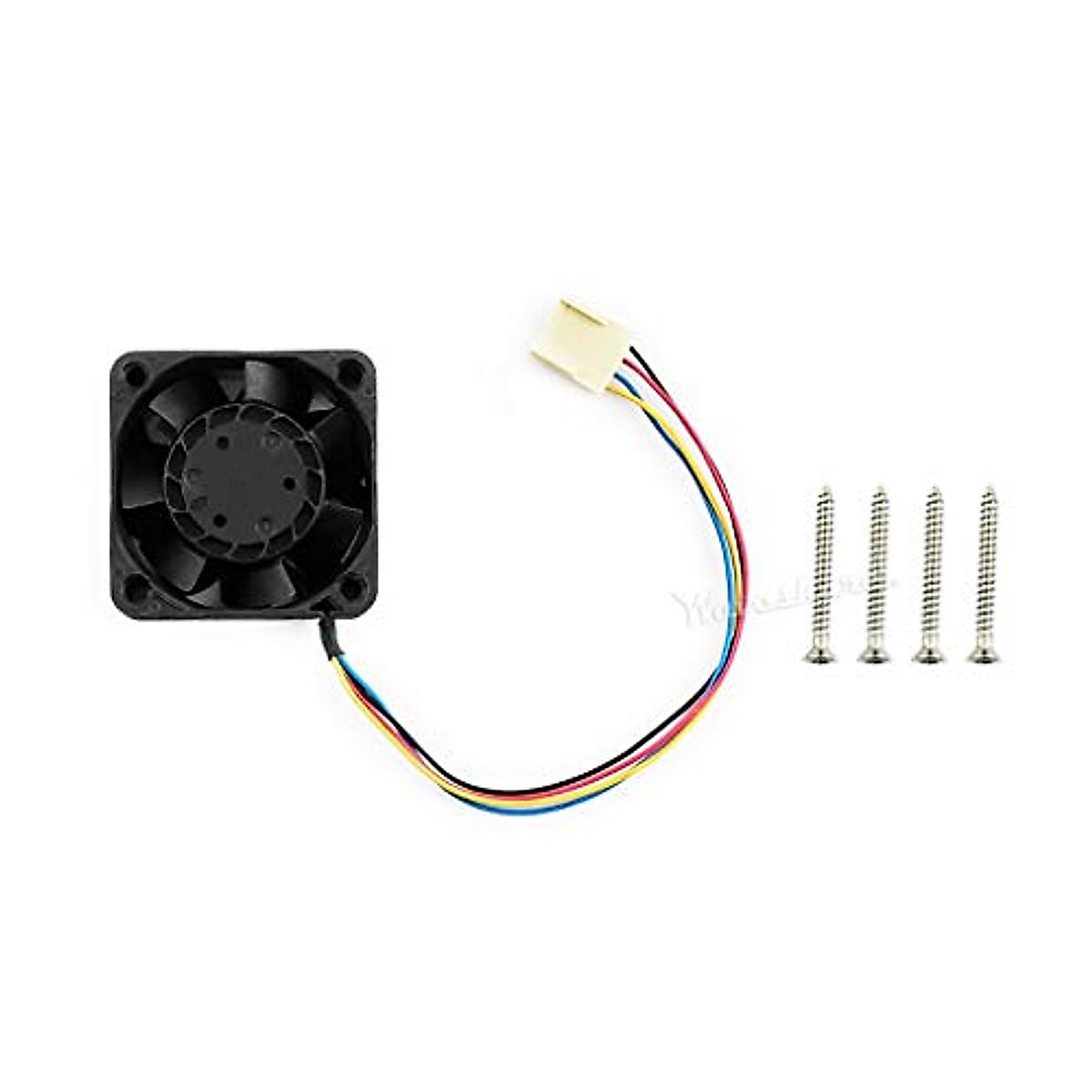 Waveshare Dedicated Cooling Fan for NVIDIA Jetson Nano Developer Kit PWM Speed Adjustment Stong Cooling Air 4PIN Reverse-Proof Connector 5V 40mm×40mm×20mm
