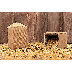 G&T Country Living Dubia Roach Colony Starter Kit with a Pound of Feeder Insect Chow for Earthworms, Hissing Cockroaches, Breeding Insects, Gut Loading, for Reptiles