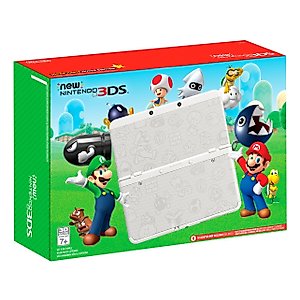 Nintendo New 3DS - Super Mario White Edition [Discontinued] (Renewed)