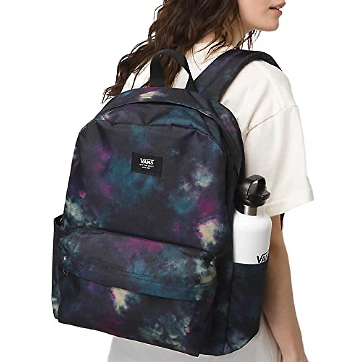 Vans Old Skool Backpack School Bag (Multicolored/dark)