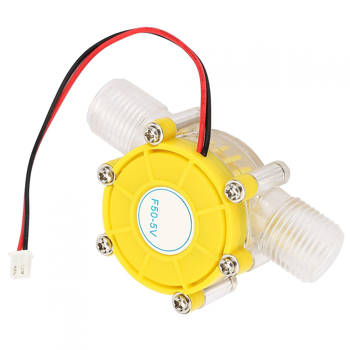 F50 Micro-hydrogenerator,Micro Water Turbine Generator,Portable Water Charger Water Flow Pump Turbine Hydroelectric Power Energy Generator(5V)(5V)