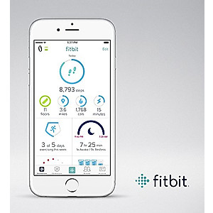 Fitbit Flex 2 Smart Fitness Activity Tracker, Slim Wearable Waterproof Swimming and Sleep Monitor, Wireless Bluetooth Pedometer Wristband for Android and iOS, Step Counter and Calorie Counter Watch