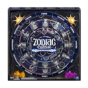 SPIN MASTER GAMES Spin Master Zodiac Clash, Strategic 3D Solar System Board Game, for 2 or 4 Players Aged 8 and Up