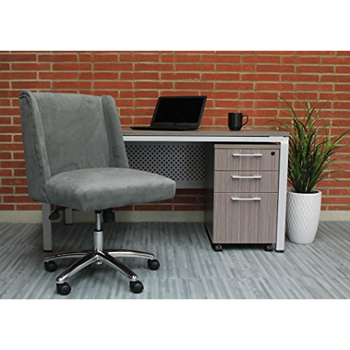 Boss Office Products Chairs Task Seating, Charcoal Grey