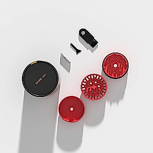 NEW Ceramic 2.5" Herb Grinder - Premium Quality Non-Stick Highly Durable Easy-to-Clean Super Sharp Teeth Portable Multifunctional (Space Gray)