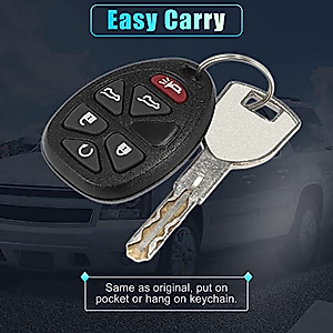 X AUTOHAUX 315MHz OUC60270 15913427 Replacement Keyless Entry Remote Car Key Fob for Chevrolet Suburban for Chevy Tahoe for GMC Yukon for for Cadillac Escalade 2007-2013 6 Buttons