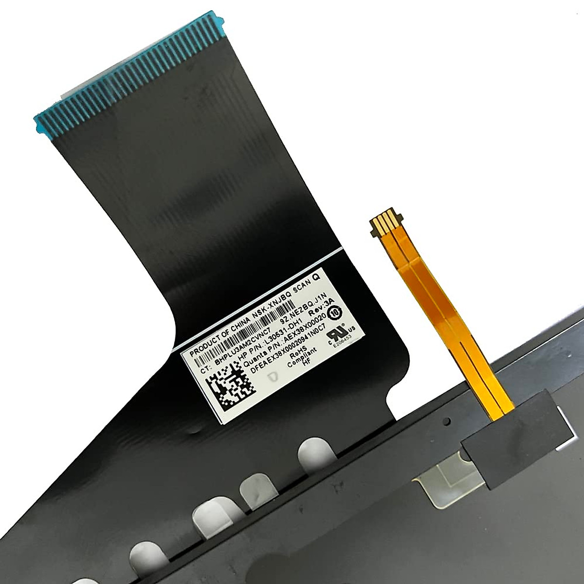 GinTai Laptops Keyboard Backlit US Replacement for HP Spectre X360 15-CH 15T-CH000 15-DF L30531-DH1 92.NEZBQ.J1N 15-CH008CA 15-CH010CA 15-CH011DX 15-CH011NR 15-CH012NR 15-CH015NR 15-CH017NR 15-CH075NR