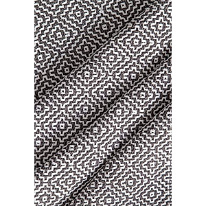 nuLOOM Lorretta Geometric Cotton Area Rug, 5' x 8', Grey