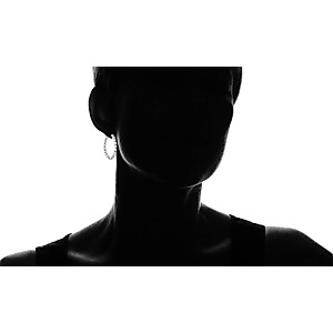 Sterling Silver Bead Ball Hoop Earrings, Beaded Hoop Earrings For Women- Silver Bead Hoop Earring For Women, 925 Sterling Silver bead Earring (Silver, 35)