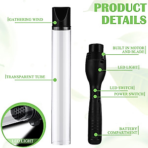 Qualirey Bug Vacuum for Adults Bug Sucker Vacuum Spider Vacuum Battery Powered Bug Grabber with LED Light for Adults Stink Bug Spider Ant Moth Cockroach Small Insect Bedbug(1 Pack)