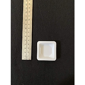 Standard Weighing Boats, W-S46-WH-50, 46mm, Small, White, Pack of 50