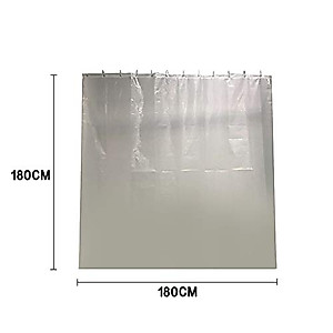 Paper Towel Holder Countertop Transparent, with 3 Magnets PEVA Transparent Shower Curtain, Heated Towel Rack Transparent