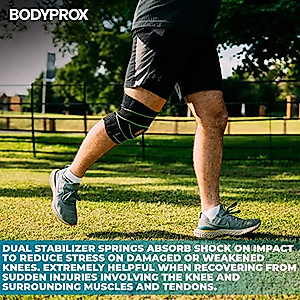 Bodyprox Knee Brace with Side Stabilizers & Patella Gel Pads for Knee Support
