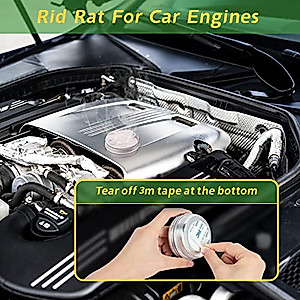2Pack Botanical Rodent Repellent for Car Engines, Peppermint Oil to Repel Mice and Rats, Under Hood Mouse Repellent Rat Repellent for House, Mouse Deterrent Keep Rodents Out of Vehicle