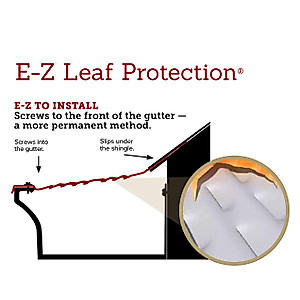 E-Z-GUTTER GUARD GG6EZLEAFPRO-BX E-Z-Leaf Protection Guards (for 5"/6" Gutters) -Covers 100 feet (25-4 Foot Sections), White