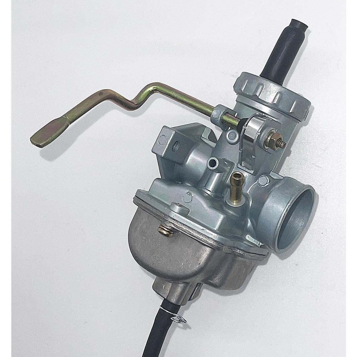 KDSG PZ16 Carburetor with Extended Metal Hand Choke Lever for Kazuma 50cc-110cc 4 stroke ATVs Scooters, Mopeds, Dirt Bikes, and Go Karts, PZ16 Long Lever Carb