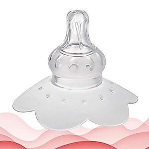 EXCEART 1 Pair Breastfeeding Nipple Shield Nipple Protector for Breastfeed with Latch Difficulties Or Flat Or Inverted Nipples