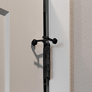 Design House 189068 Standard Hinge Pin Door Stop, 10-Pack, Matte Black, 10 Piece