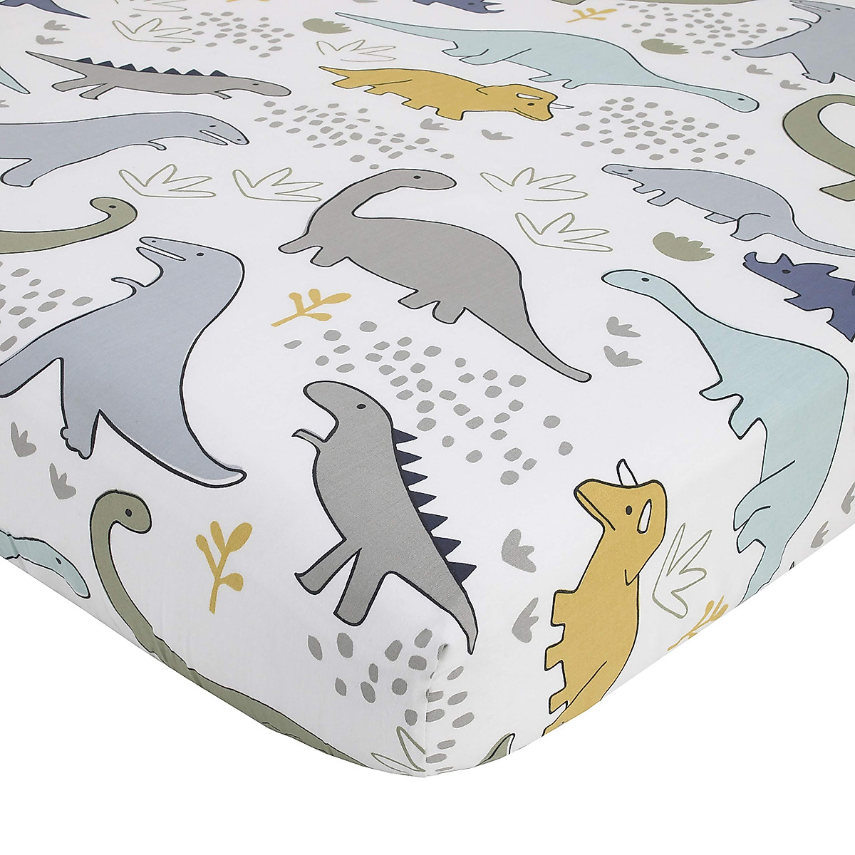 NoJo Little Dinosaurs - 4-Piece Nursery Crib Bedding Set