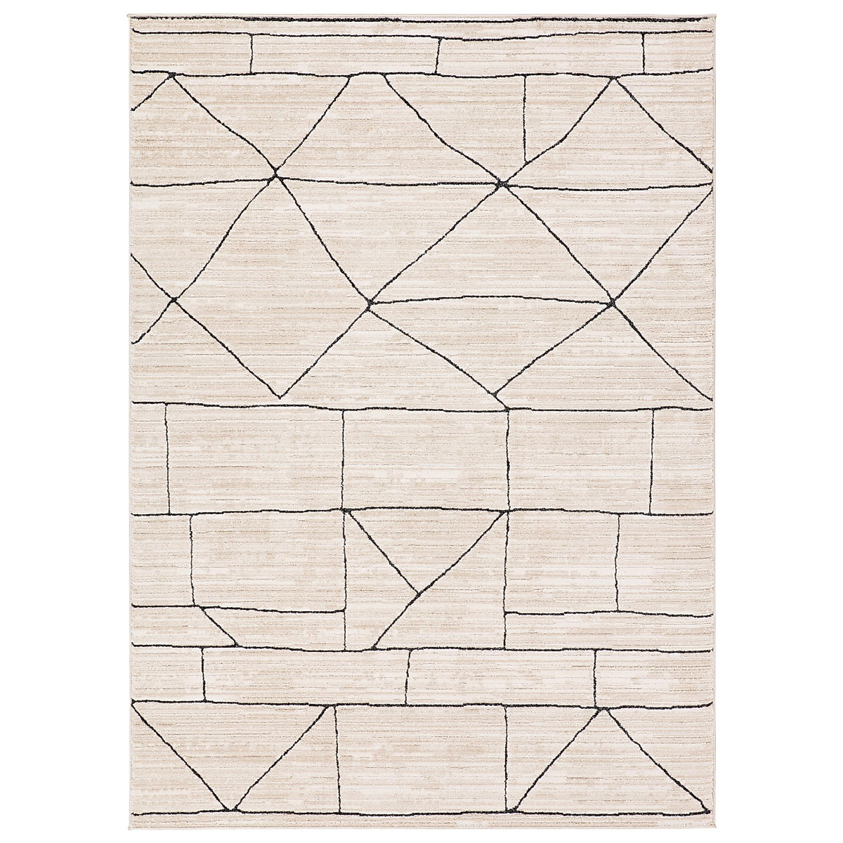 Jaipur Living, Soft 9x12 Large Area Rug, Easy Care, Moroccan, Geometric Beige/Brown Living Room Rug