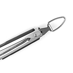 RED22SOUTH Grilling Accessories for Outdoor Grill - 2 Grill Tongs, a Grill Spatula & Fork, 4pc Stainless Steel BBQ Tongs & Grill Set, Heavy Duty Barbecue Tools, BBQ Set