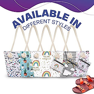 Rave Envy Rainbow Tote Bag, Beach Tote Bag - You are Magical
