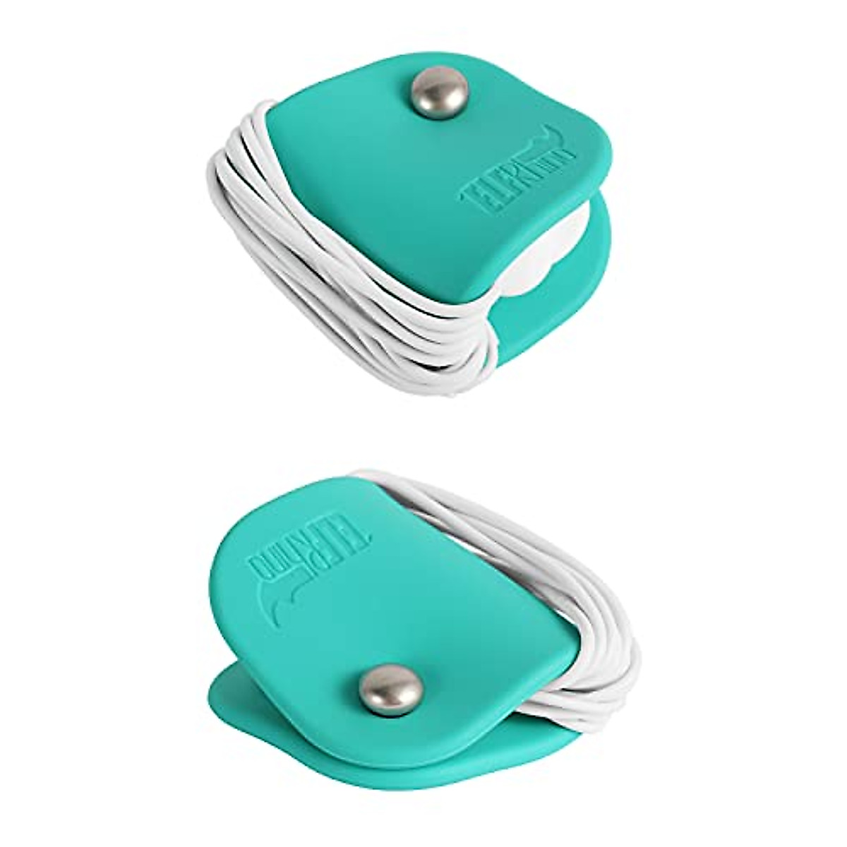 ELFRhino Cord Organizer Earbud Holder Earphones Headphones Winder Keeper Earbuds Case Storage Wrap Headset Keeper Cord Manager Cable Organizer(Blue+Pink+Black+White)