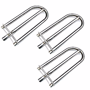 Direct Store Parts DA110 (3-Pack) Stainless Steel Burner Replacement for Alfresco Gas Grill (3)
