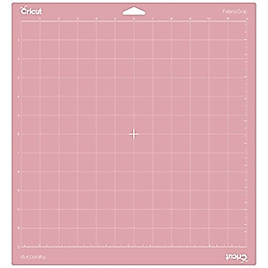 Cricut FabricGrip Adhesive Cutting Mat 12" x 12", High Density Fabric Craft Cutting Mat, Made of High-Quality Material to Withstand Increased Pressure. Use For Cricut Explore/Cricut Maker, (2 CT)