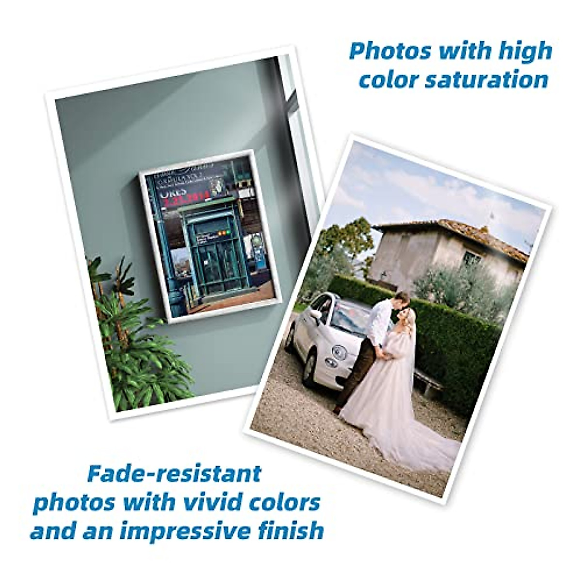 Uinkit 100 sheets Brochure Paper Glossy Double Sided 8.5x11 Inkjet 37lb 140gsm Dye ink Thin Photo Picture Flyer Calendar Magazine CD Cover letter