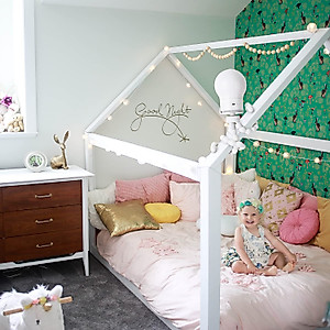 Tripod Baby Monitor Mount for Eufy Baby Monitor Camera, Flexible Baby Monitor Holder Crib Mount Without Tools or Wall Damage - White