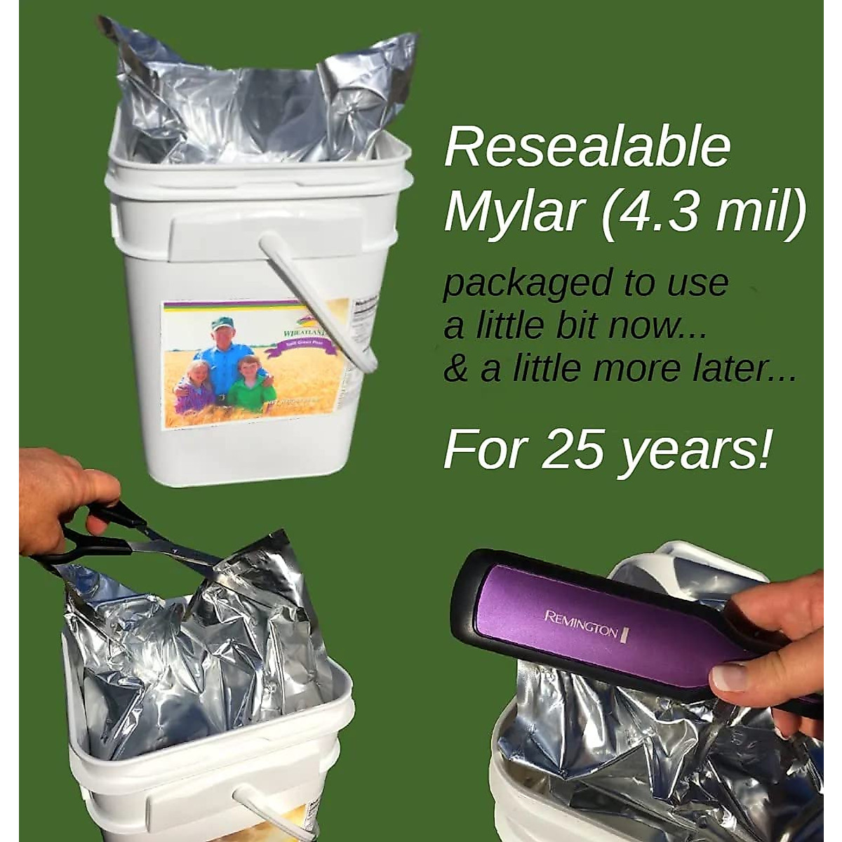 Wheatland™ White Sugar • Delicious • USA grown • 20 lbs Bulk • Mylar and Bucket Provide 25 Year Shelf Life • Emergency Food Storage • High Trust Seller • 40 Year Legacy of Prepping