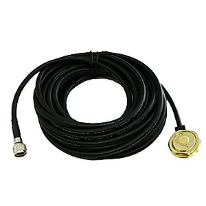 Tram 1252-MUHF 3/4" NMO Mount with 17' RG-58 with Mini-UHF Connector installed.