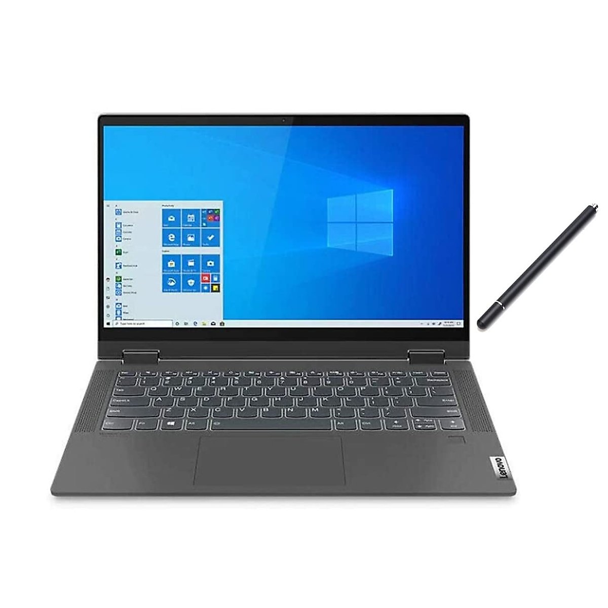 Lenovo Flex 5 14" FHD IPS 2-in-1 Touchscreen Laptop | AMD Ryzen 7 4700U 8-Core( Beat i7-1165G7) | 8GB DDR4 RAM | 1TB SSD | Backlit Keyboard | Fingerprint Reader | Win 10 | with Stylus Pen Bundled