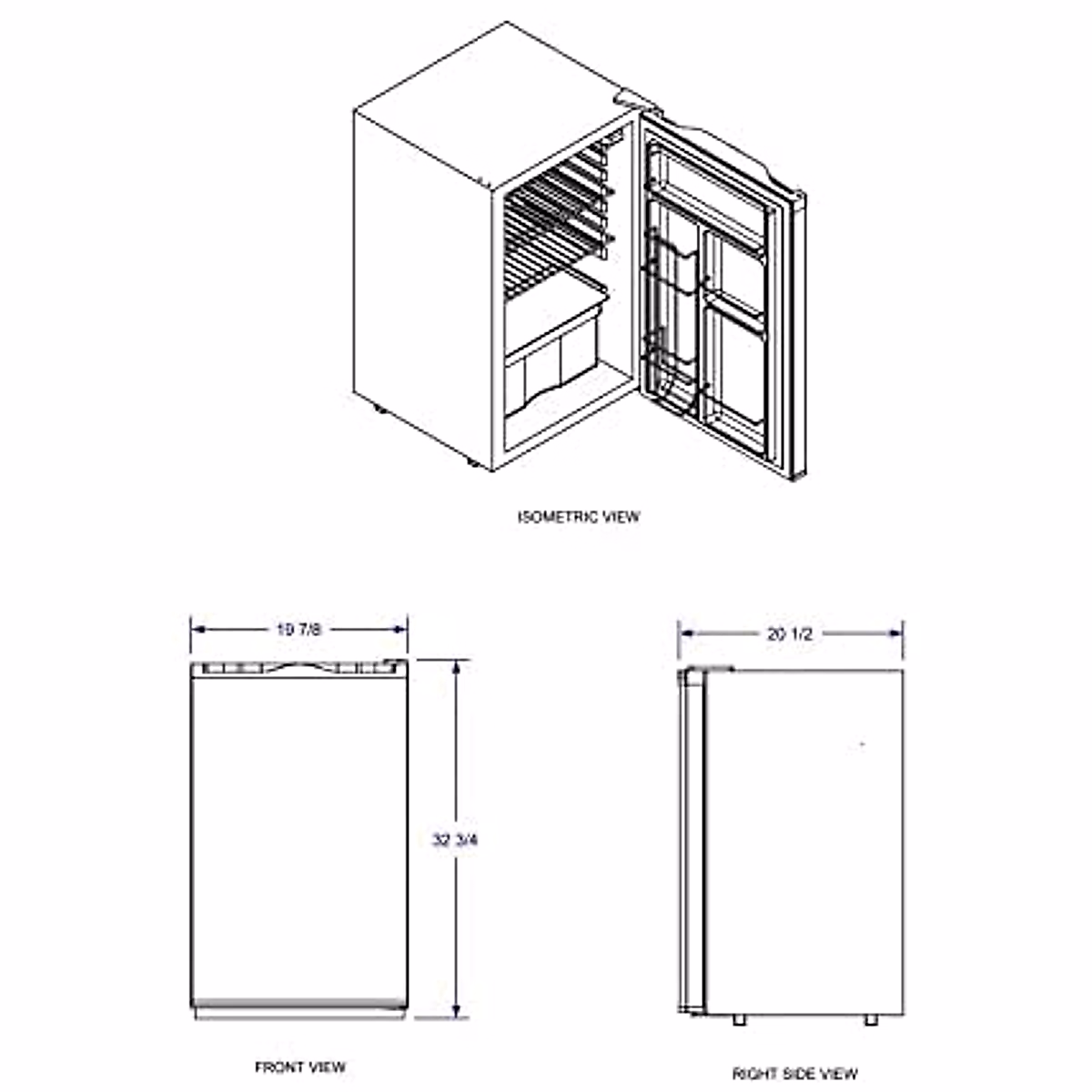 AMS BULL grill 30" Outlaw BBQ Grill with BULL single Side Burner, 30" Double Doors, Single Drawer, Trash/Propane Drawer, Refrigerator and FREE 5in1 BBQ Tools (Liquid Propane) FREE Bio-Ethanol Table-top Fire pit