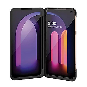 UrbanX Dual Screen Case for LG V60 ThinQ 5G with Type-C Adapter - Black