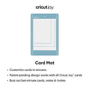 Cricut Joy Card Mat, 4.5" x 6.25", Crafting Mat for All Cricut Joy Cards, Reusable Card Mat with Clear Protective Film, Customize Cards Quickly, Compatible with Cricut Joy Cutting Machine