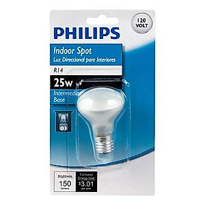 Philips LED 415372 Indoor Spot Light 25-Watt R14 Intermediate Base Light Bulb
