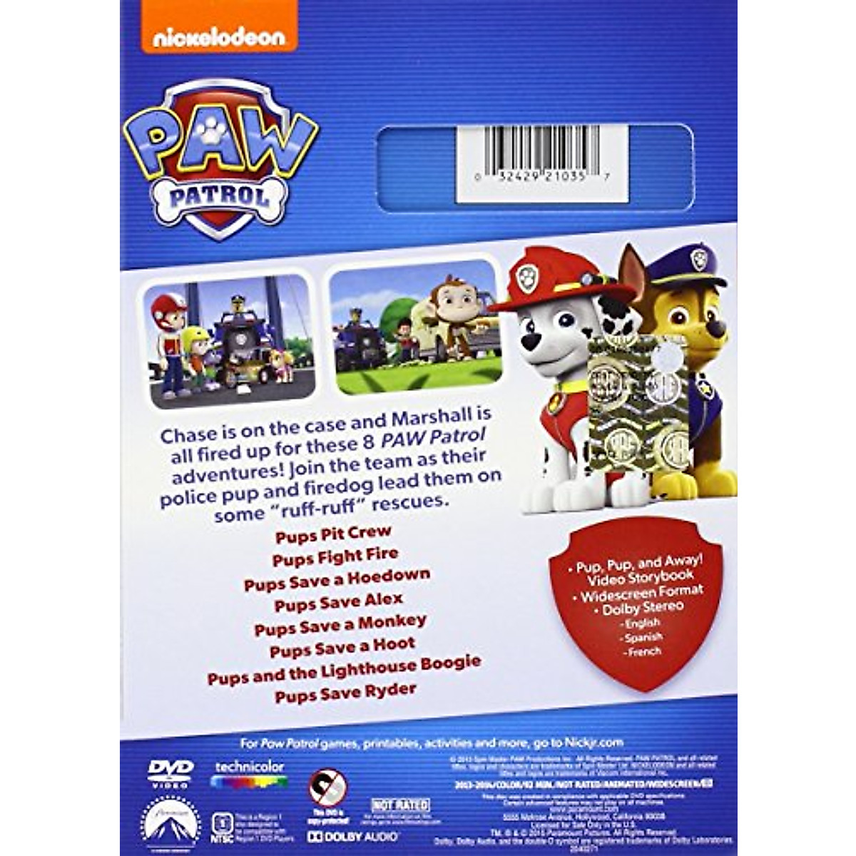 Paw Patrol: Marshall & Chase on the Case