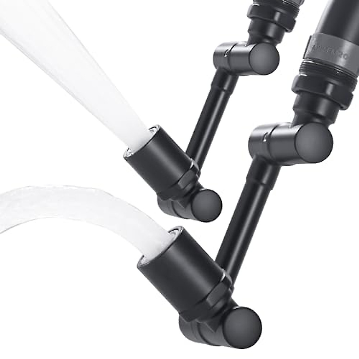 BAGNOLUX 1080° Swivel Faucet Extender for Bathroom Sink, 2 Modes Rotating Faucet Extension Spout, Universal Splash Tap Faucet Aerator Attachment Adapter for kitchen Sink, Robotic Arm Water Nozzle