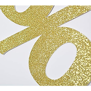 100% That Bach Glitter Gold Banner, Bachelorette Party Bach Bash, Bachelorette Decorations (Gold)