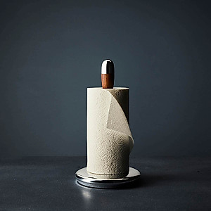Nambe Curvo Paper Towel Holder